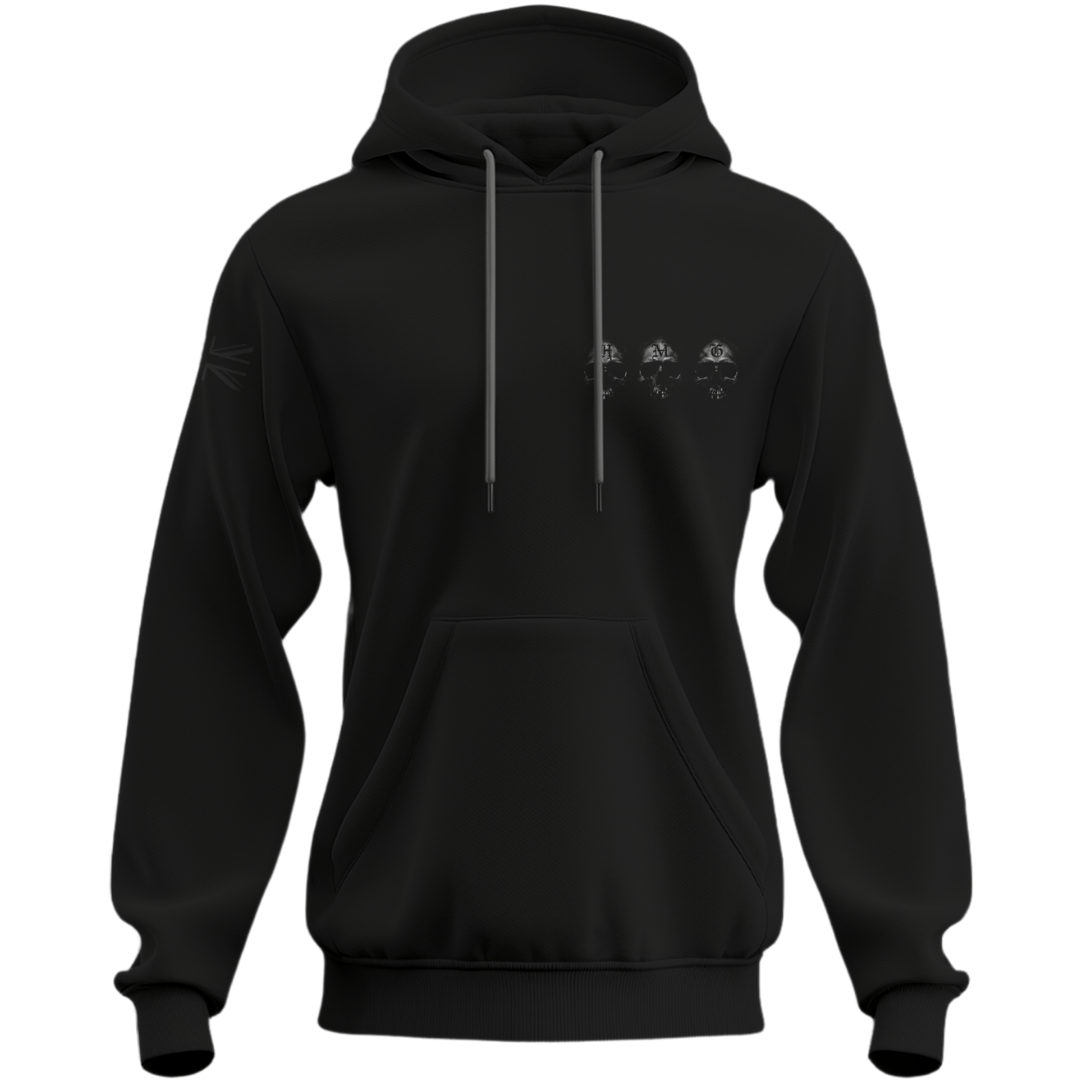 HMG Black Hoodie | HMG Clothing